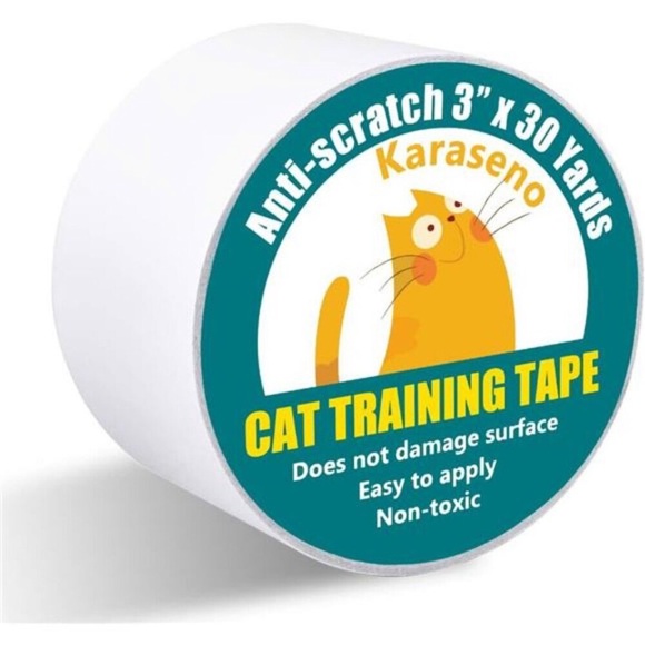 Cat | Anti Cat Scratch Tape 3 Inches X 3 Yards Cat Training Tape 100 ...